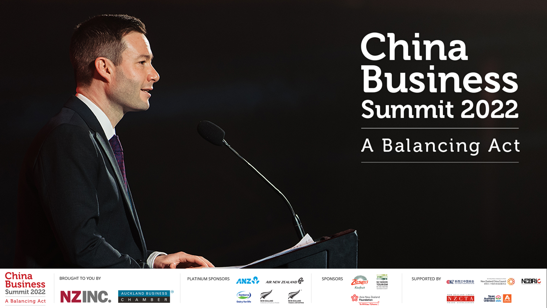 China Business Summit 2022: Welcome & mihi whakatau - Tim McCready