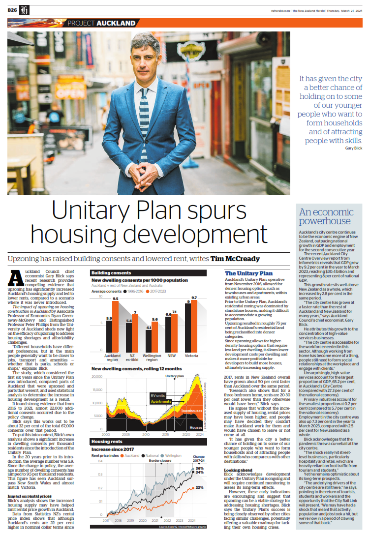 Project Auckland: Unitary Plan spurs housing development (NZ Herald ...